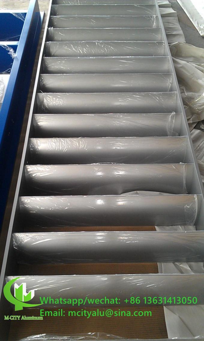 foshan aluminum extruded louver profile Aerofoil fins hunter douglas system