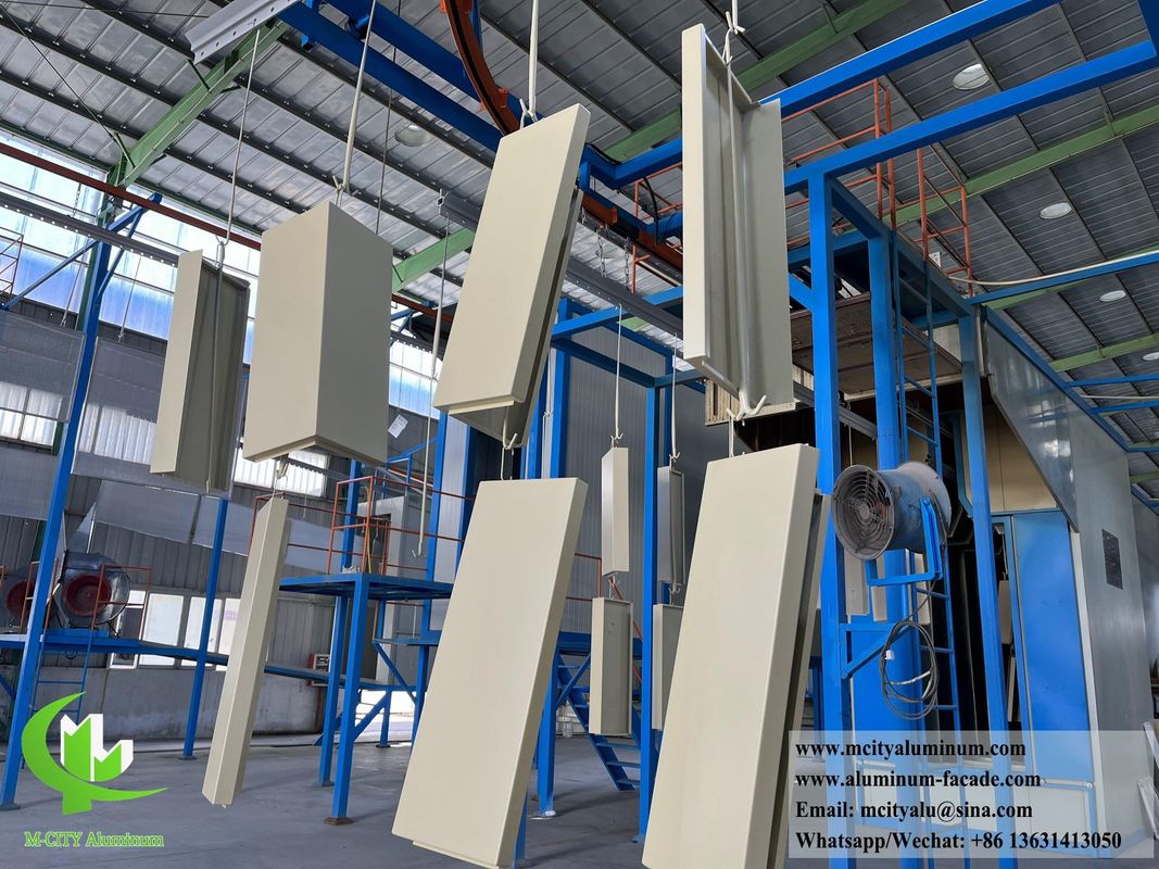 Powder Coated Anti Rust Aluminum Cladding Panel