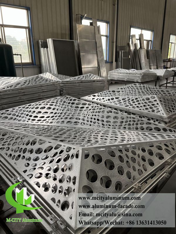 Powder Coated 3D Metal Cladding with RAL Colors