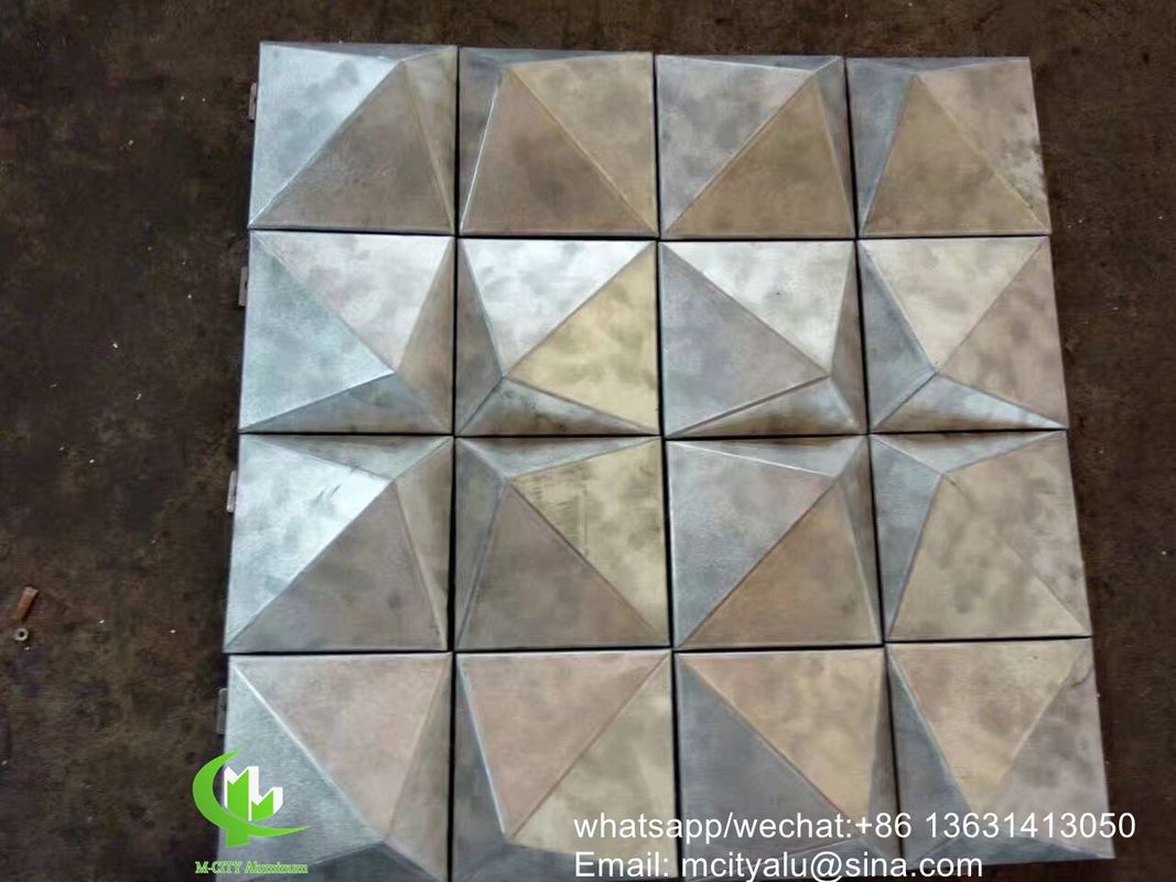 Powder Coated Customizable Aluminum Cladding Panel