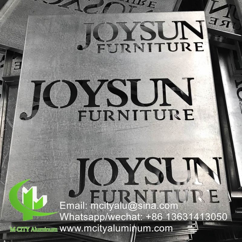 China Aluminum CNC laser cut decorative panel for billboard advertising ...