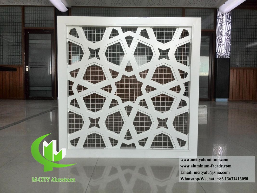 Aluminum Screen Metal Mesh With Frame For Privacy Space Divider ...