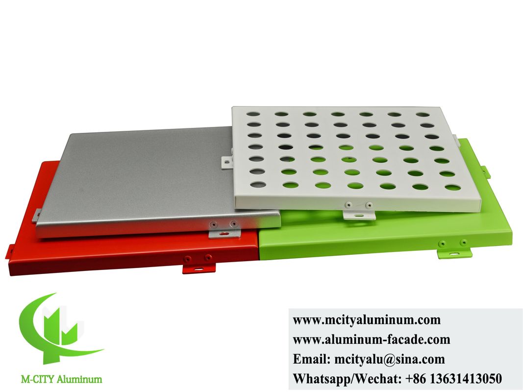 CNC Perforated Aluminum Facade Panel for Wall Cladding