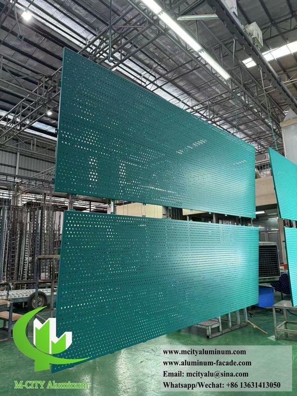 Powder Coated Perforated Aluminum Panel 1200x2400mm