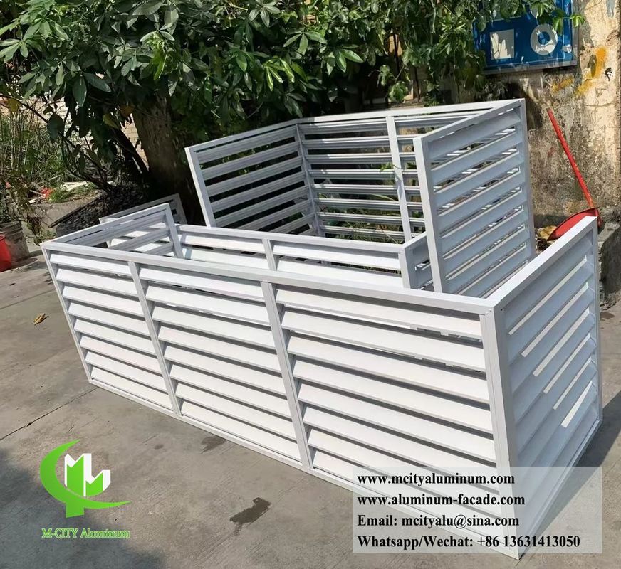Customized Powder Coated Perforated Aluminum AC Cover