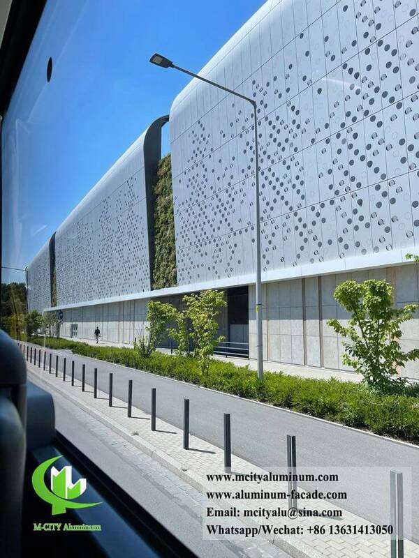 Powder Coated Custom Aluminum Facade Cladding