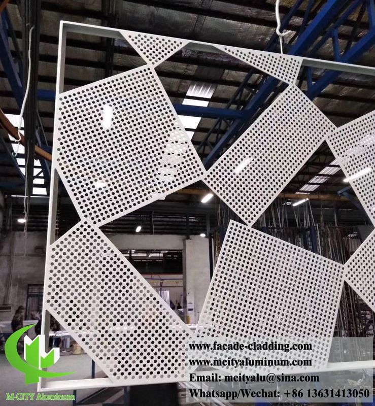 Metal facade factory perforated aluminum cladding panels aluminum sheet ...
