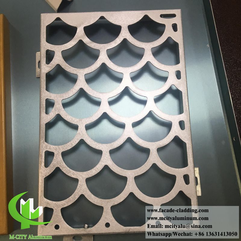 Solid Aluminum Panels For Facade, Cladding Decoration Powder Coated ...
