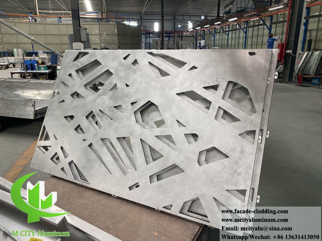 Laser cut metal screen aluminium panels with patterns design powder ...