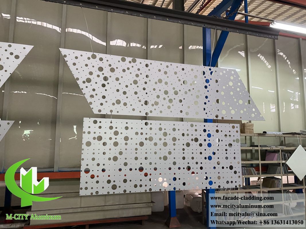Metal sheet perforated panel aluminum cladding for privacy screen/wall ...