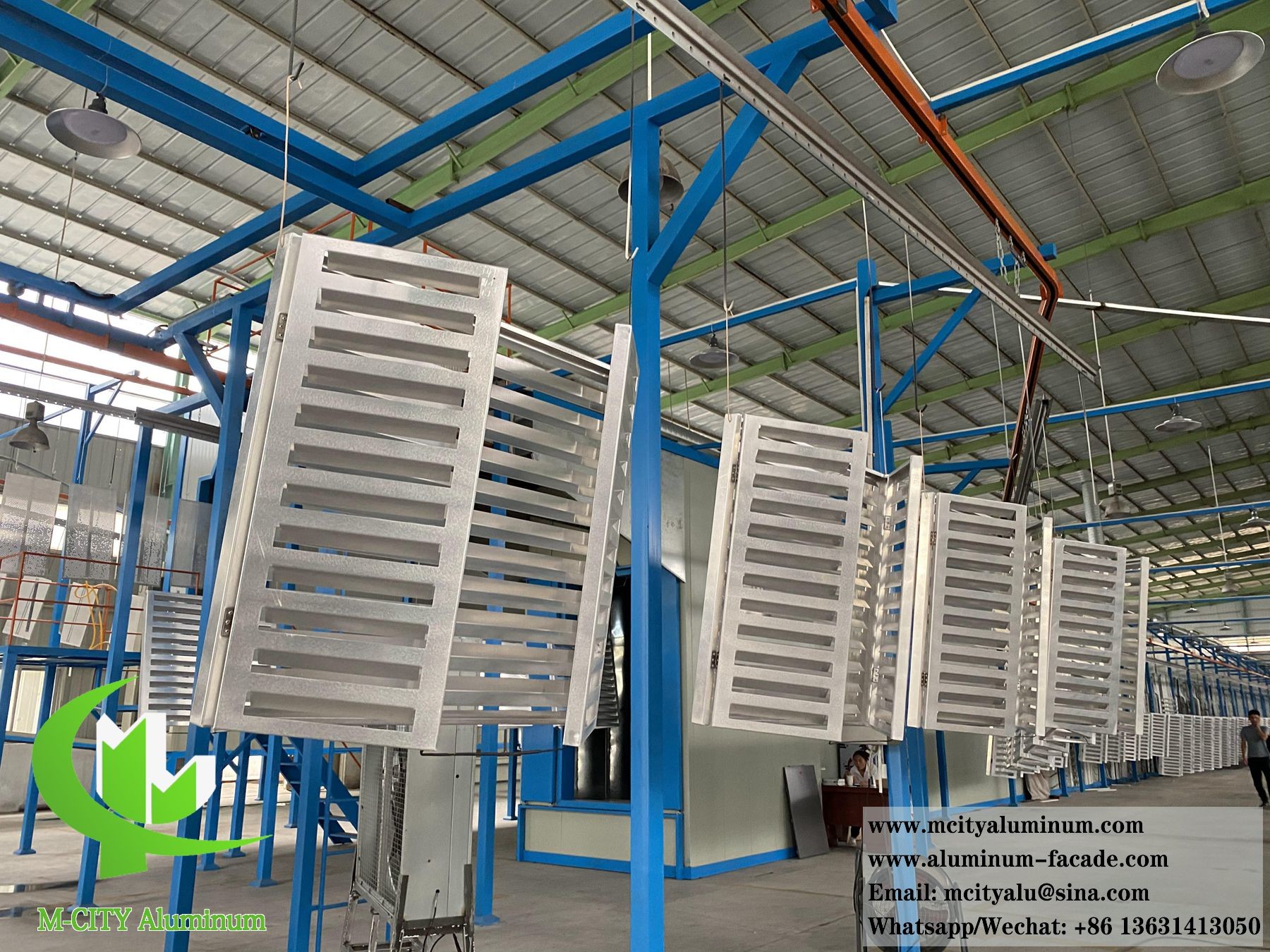 Powder Coated Aluminum AC Cover with Custom Sizes