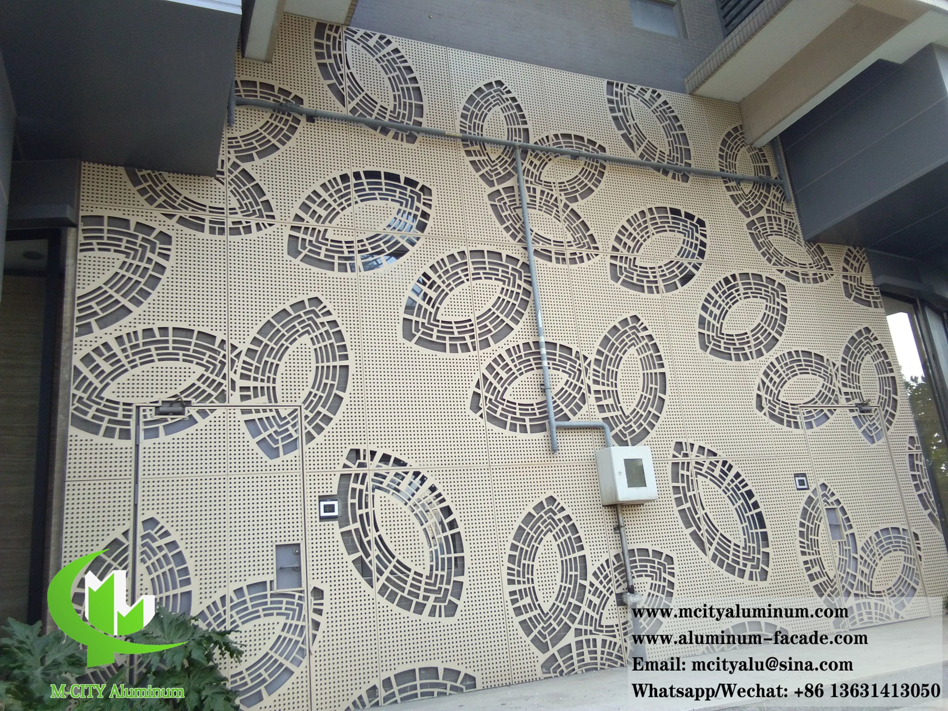 Perforating Metal Sheet For Wall Cladding With Pattern Solid Aluminum ...