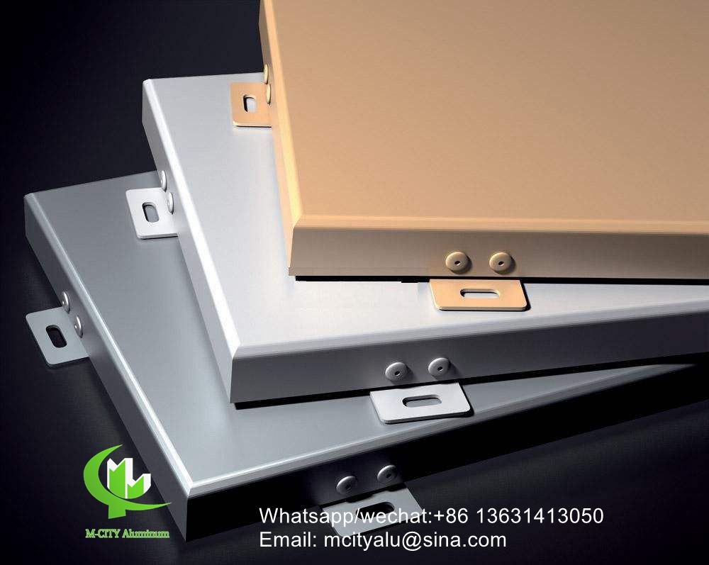 Powder Coated Aluminum Solid Panel Cladding 2.0-3.0mm