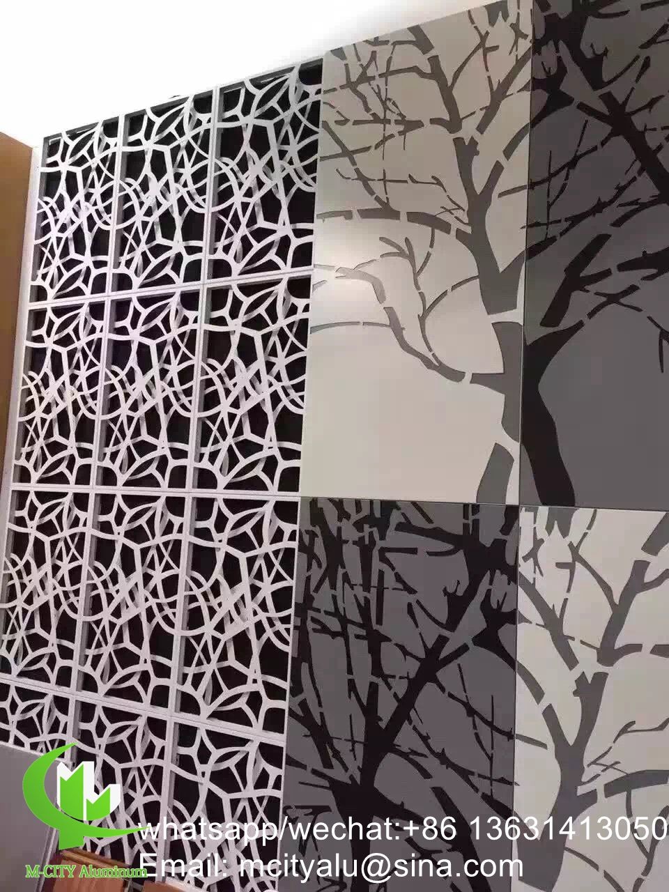 metal solid panel Aluminum perforated screen for facade curtain wall ...
