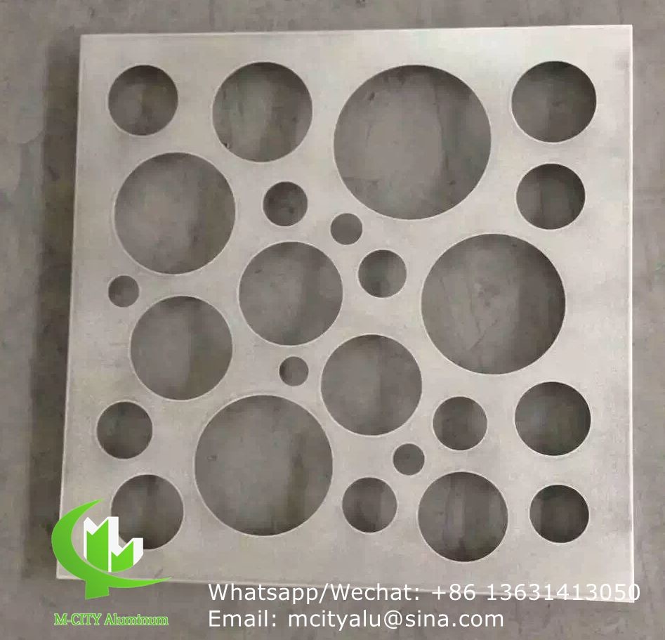 round aluminum decorative panel cladding panel with pvdf finish for ...