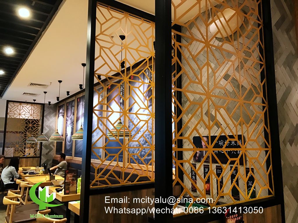 2mm Powder Coated Aluminum Hollow Panel for Decorative Screen