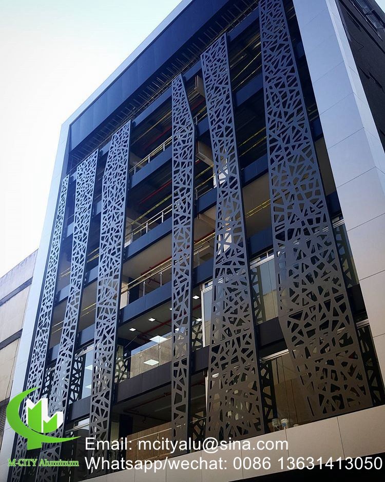 Powder Coated Hollow Aluminum Panel for Facade Cladding