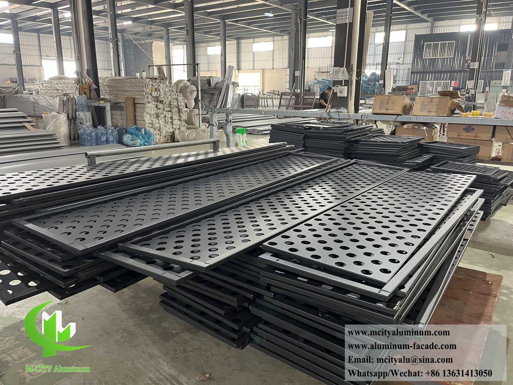 Laser Cut Metal Screen Aluminium Panels With Perfoated Pattern