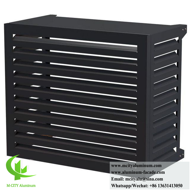 Powder Coated Aluminum AC Cover with Custom Size