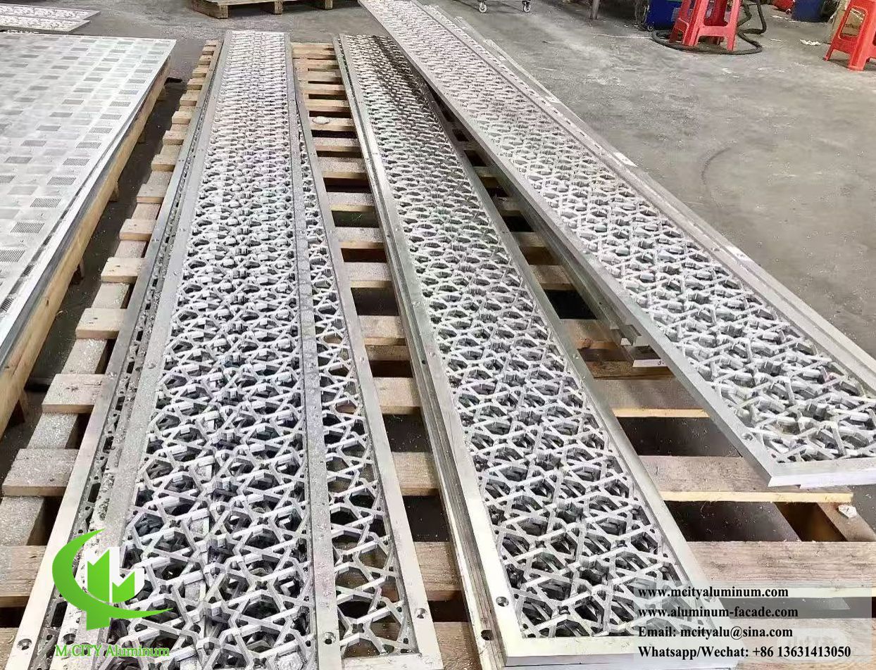 10mm Perforated Laser Cut Aluminum Screen Panel
