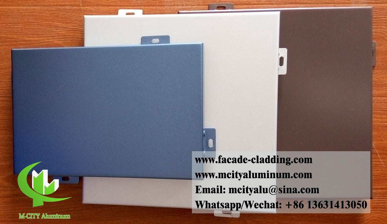 Formed aluminum panel for facade cladding weather proof 3mm thickness