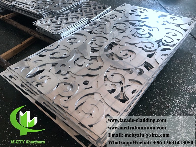 Powder Coated Laser Cut Aluminum Panel with RAL Colors
