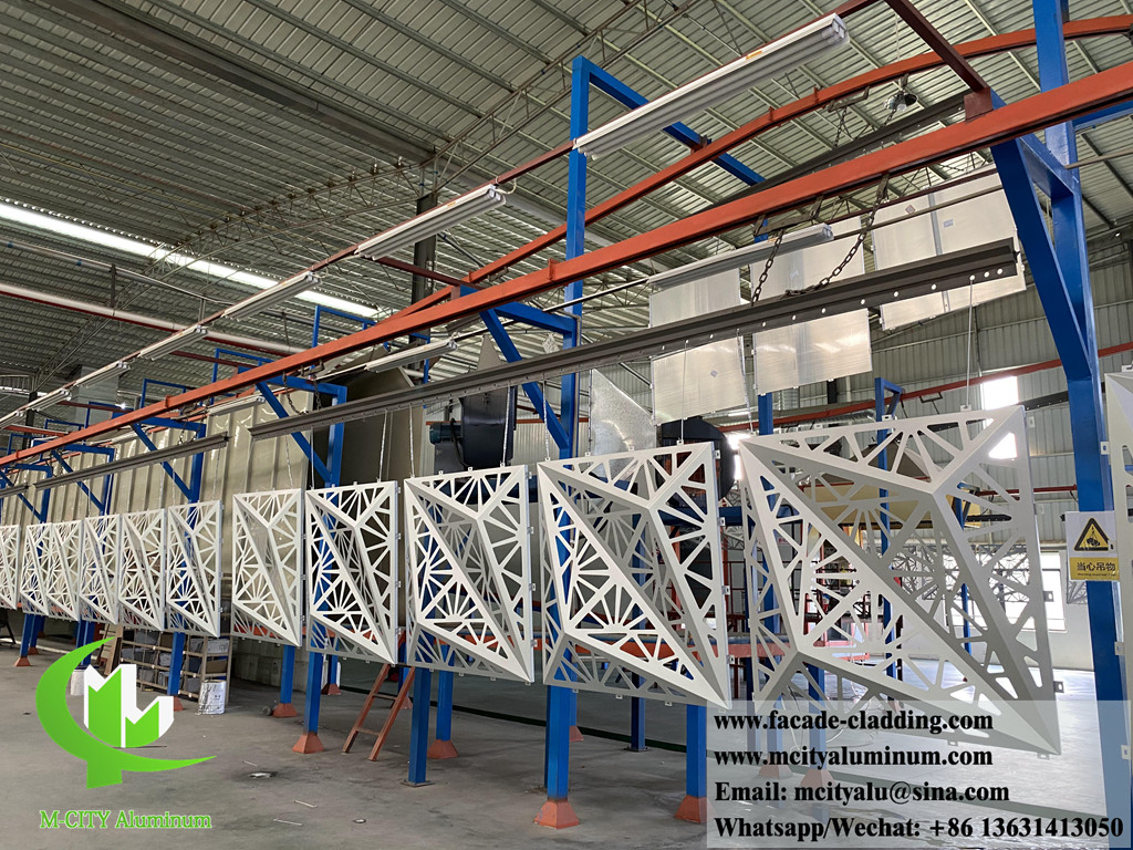Solid aluminum panel 3D metal cladding design fireproof anti rust PVDF ...