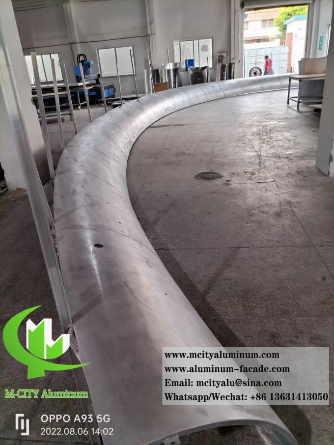 China Double Curved Aluminium Cladding Metal Panels supplier