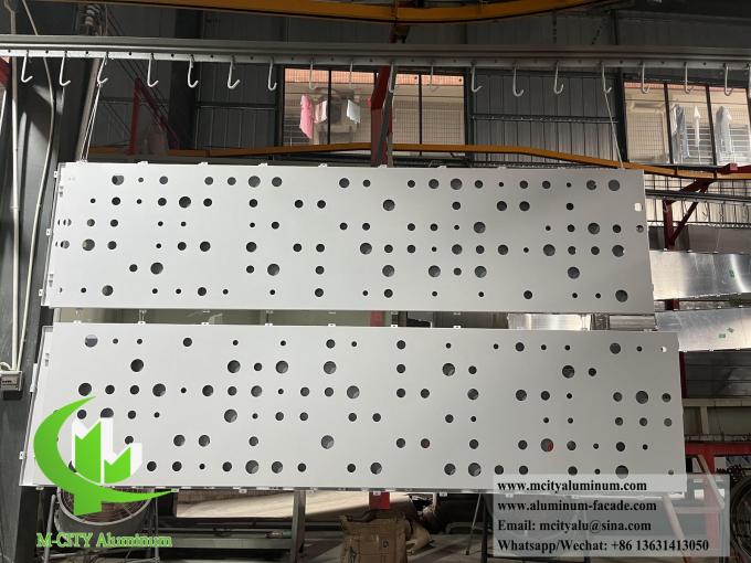 Powder Coated Perforated Aluminum Facade Panel