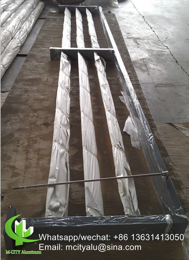 awning sunshade solar shading Fixed sun louver Architectural Aerofoil ...