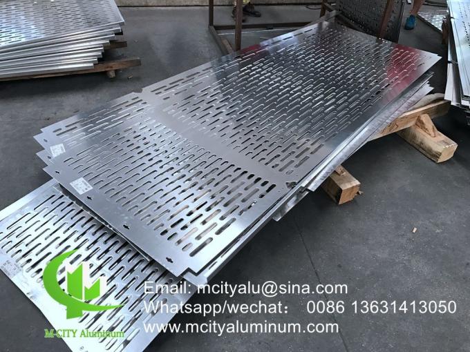 CNC aluminum cladding facade wall cladding exterior building curtain ...