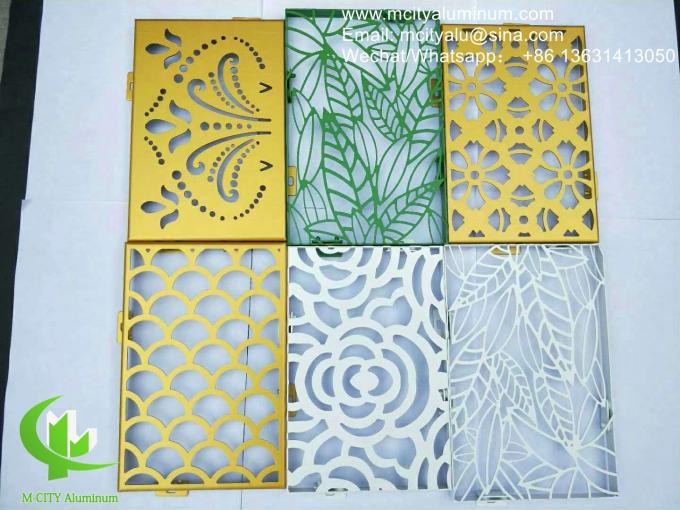 CNC aluminum cladding facade wall cladding exterior building curtain ...