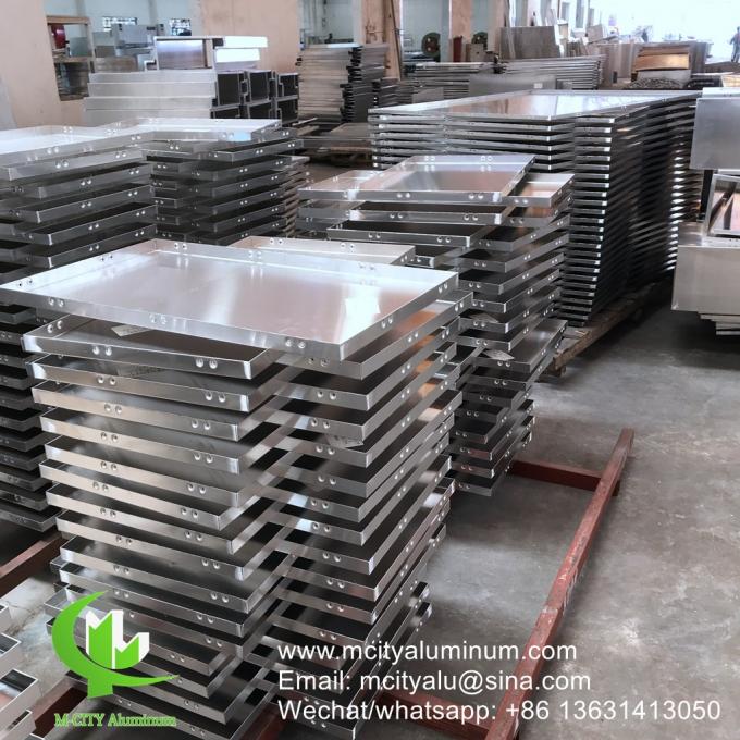 CNC aluminum cladding facade wall cladding exterior building curtain ...