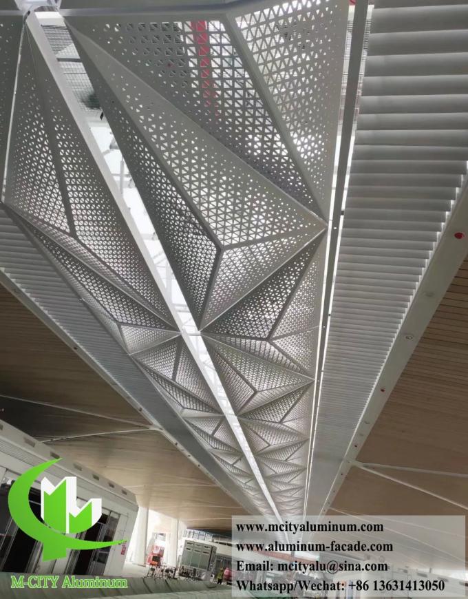 Aluminum Screen 3D Cladding Panel Metal Sheet For Wall Decoration