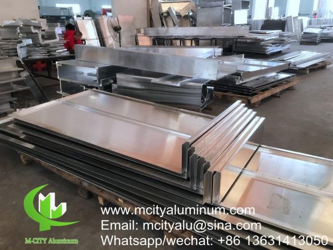 CNC aluminum cladding facade wall cladding exterior building curtain ...