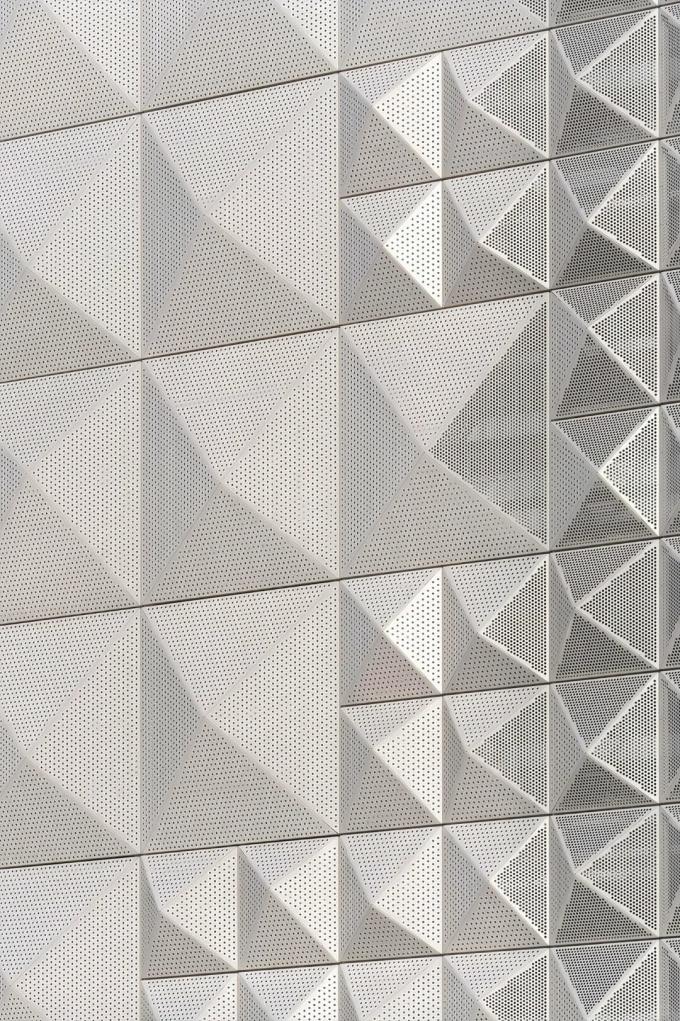Perforated Aluminum wall panel exterior wall cladding decoration with ...