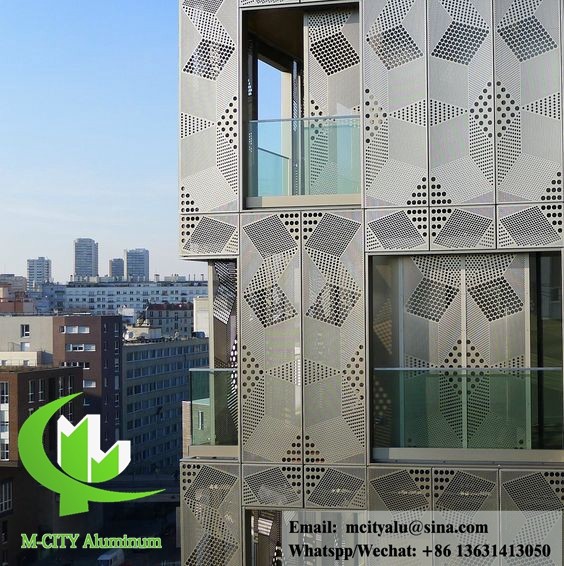 Architectural Facade Aluminum Cladding Sheet 1200x2400mm 3mm Thickness