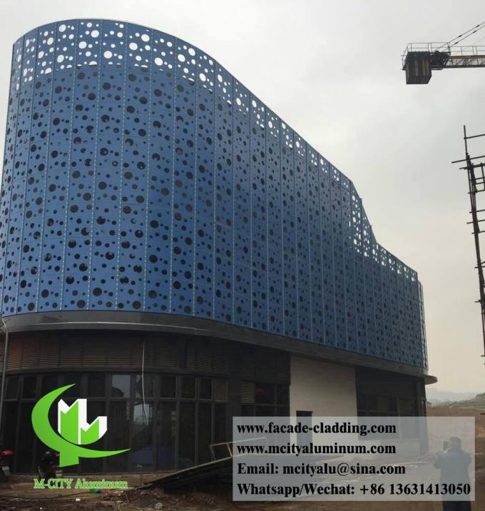 Formed aluminum panel for facade cladding weather proof 3mm thickness