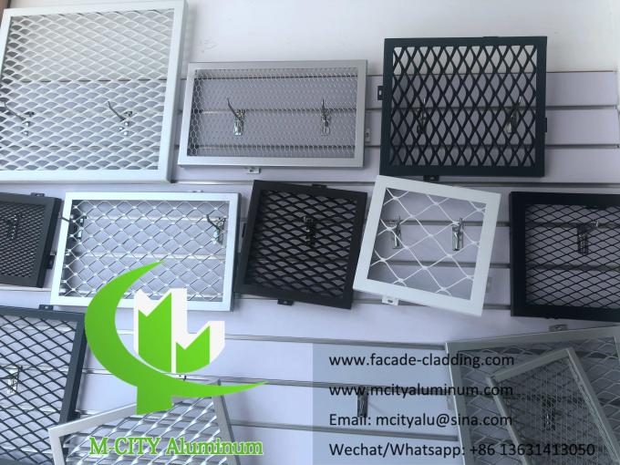 Metal Cladding Aluminum Mesh Expanded Screen For Wall Cladding Facade ...