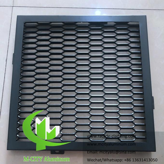Aluminum expanded mesh screen architectural screen panel for exterior ...