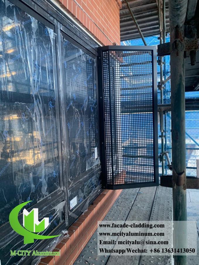 Anti rust perforated aluminum screen metal sheet for windows