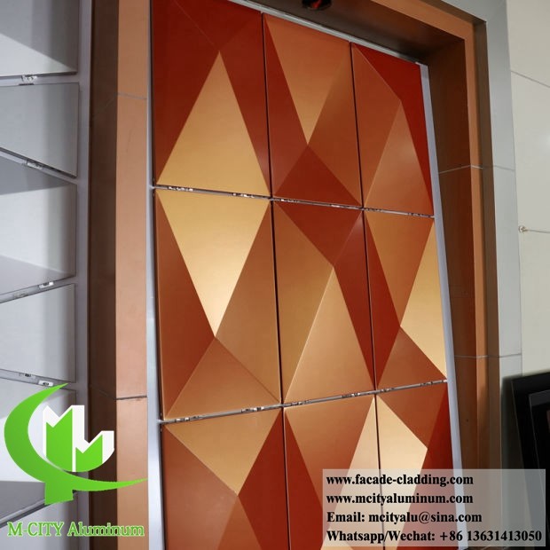 Customized metal cladding panel aluminium sheet perforation patterns ...