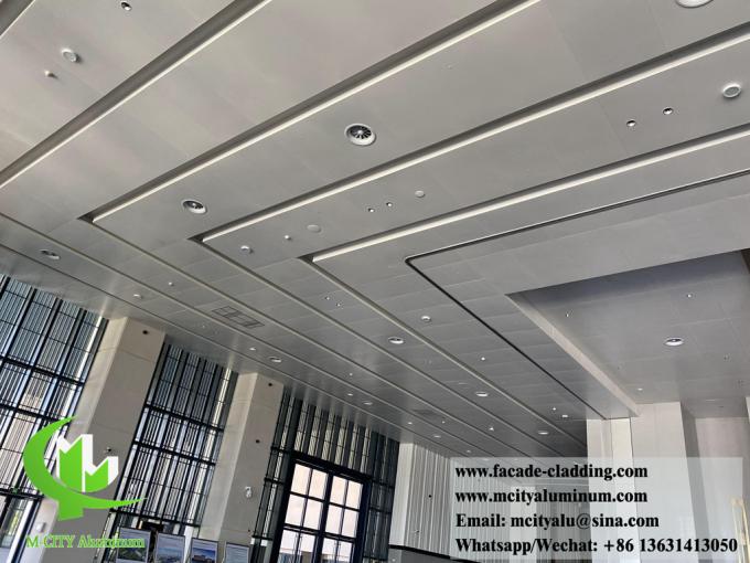 Metal ceiling aluminium cladding solid wall panels windproof waterproof ...