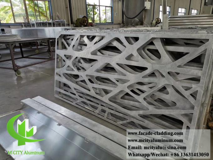 CNC Cut Powder Coated 3mm Aluminum Facade Panel