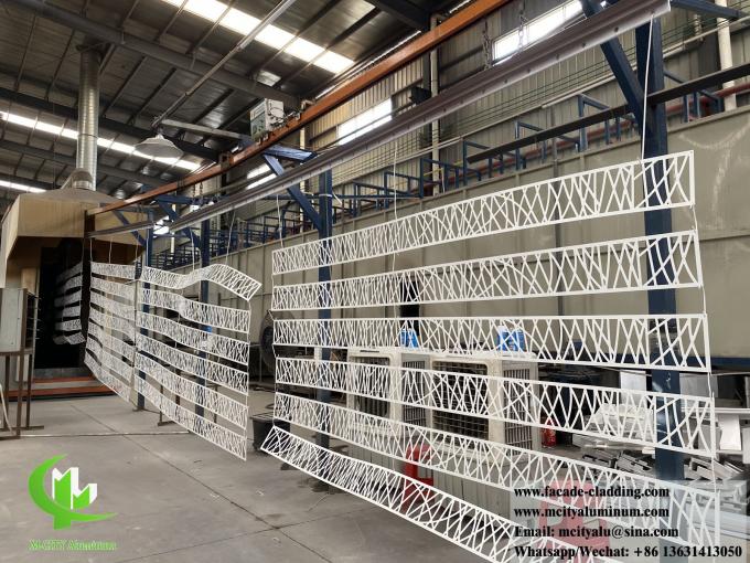 Powder Coated Aluminum Mesh for Facade Cladding