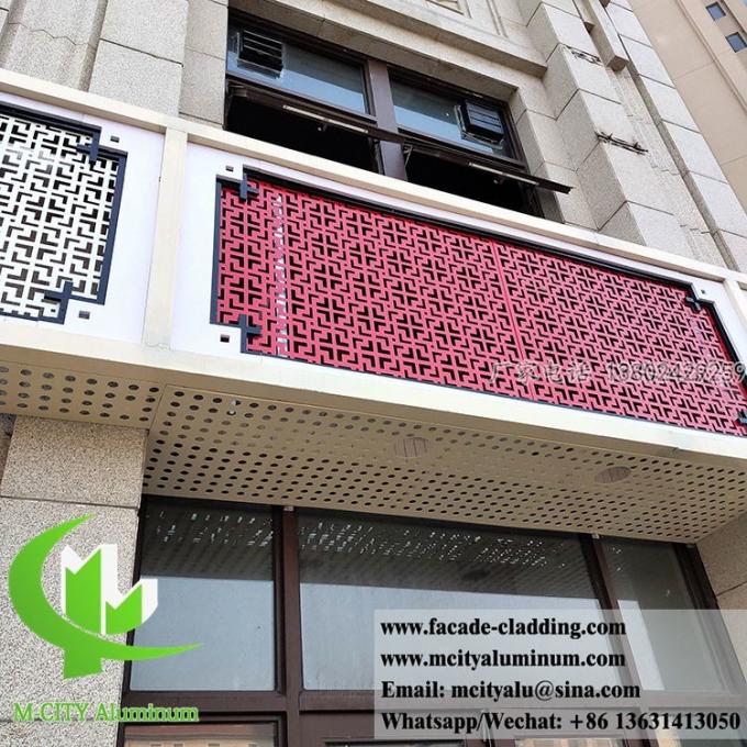 Curved Metal Cladding Aluminum Sheet Perforated Panels For Wall ...